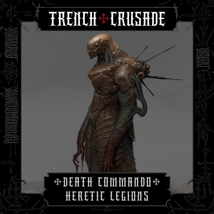 3D Printable Trench Crusade - Death Commando - Heretic Legion by Factory Fortress Inc.